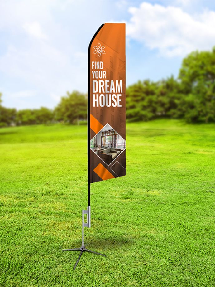 Econo Feather Flag – CustomPrintPro